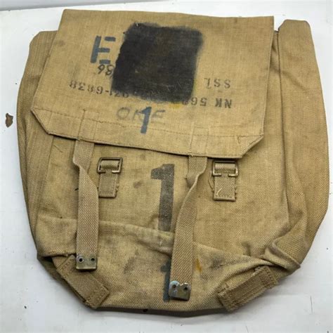 Original Ww2 British Army 37 Pattern Large Pack 1942 Dated £19 99