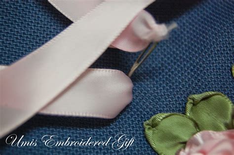 Ribbon Embroidery Tutorial Rosebud Tutorial Twisted Chain Stitch Method