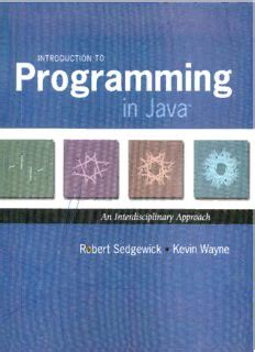 Introduction To Programming In Java An Interdisciplinary Approach PDF