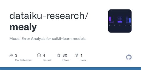 Github Dataiku Researchmealy Model Error Analysis For Scikit Learn Models