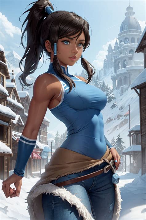 Korra With Hot Sexy Costume By Heavenai On Deviantart