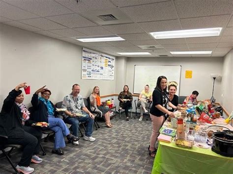 Thanks To Our Shared Governance Committee For Putting On A Thursday Afternoon Luau Themed Dip