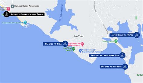 Snorkeling Curacao Beaches Map Curaçao Auf Eigene Faust
