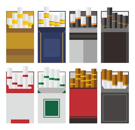 Cigarette Box Layout Vectors And Illustrations For Free Download Freepik