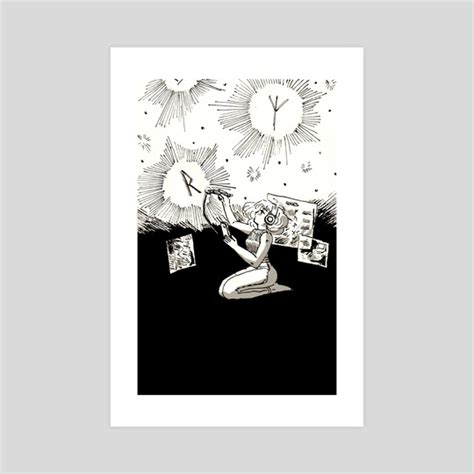 Technology Witch An Art Print By Juliette Cousin Inprnt