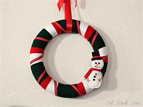 Yarn Wreaths Eat Drink Love