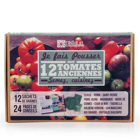 Coffret De 12 Sachets De Graines De Tomates Anciennes