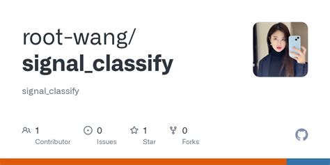 Github Root Wang Signal Classify Signal Classify