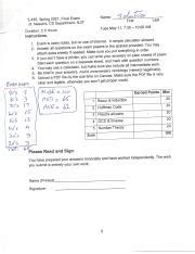 CS S Final Solution Pdf Course Hero