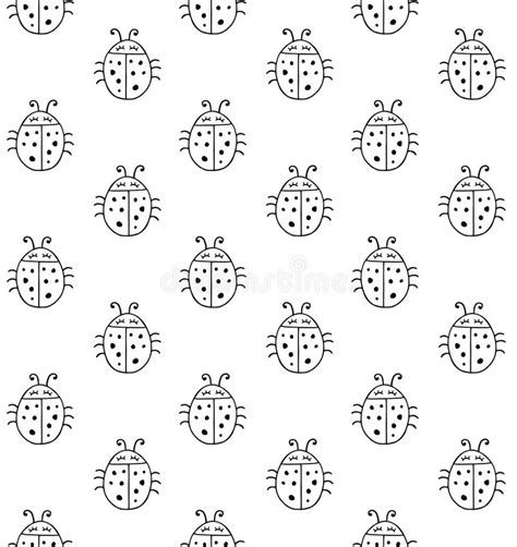 Simple Doodle Ladybug Stock Illustrations 511 Simple Doodle Ladybug