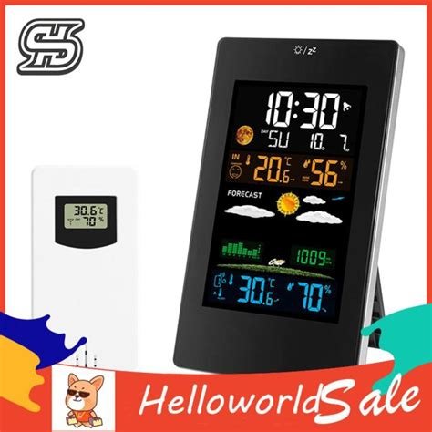Helloworld Weather Monitor Wireless Calendar Display Electronic Clock Bd