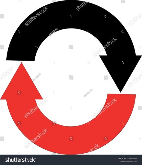 Refresh Rotate Arrow Cycle Round Stock Vector Royalty Free Shutterstock