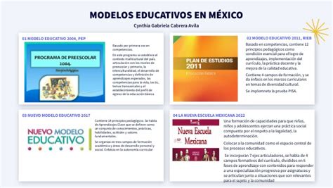 MODELOS EDUCATIVOS EN MÉXICO