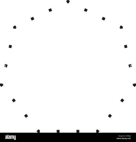 Heptagon Shape Dotted Symbol Vector Icon For Creative Graphic Design Ui