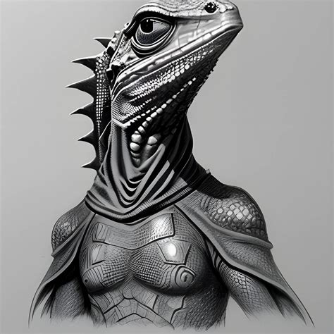 Lizard Drawing Pencil