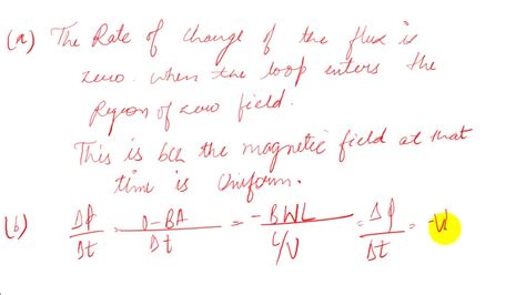 Solvedpredictcalculate A Single Turn Rectangular Loop Of Width W And