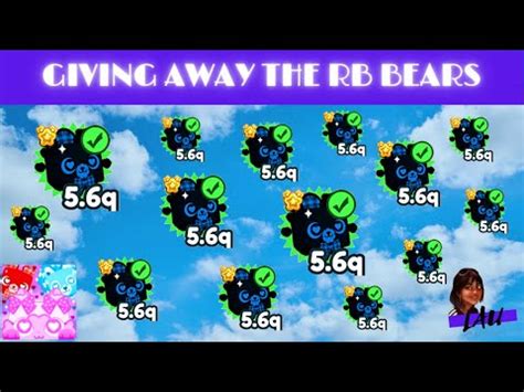 PSX GIVING AWAY THE RB BEARS YouTube