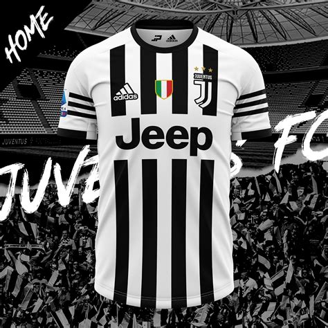 Juventus Home Concept Kit Rjuve
