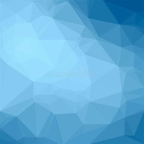 Blue Pattern Of Geometric Shapes Texture With Flow Of Spectrum E Stock Illustration