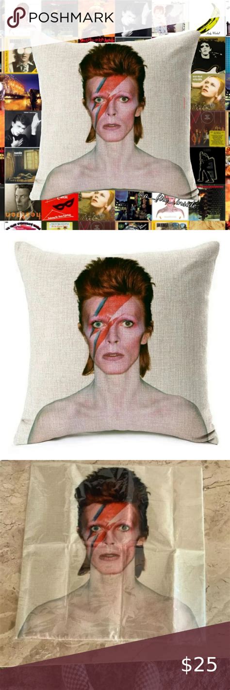 david bowie aladdin sane throw pillow cover plaid throw pillows