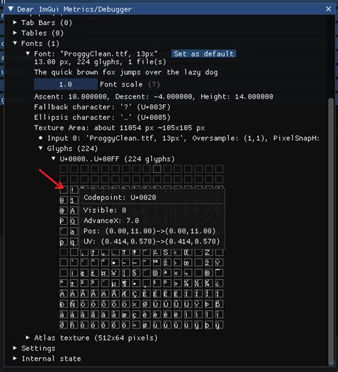 Font File Rendering Issue · Issue 4361 · Ocornutimgui · Github