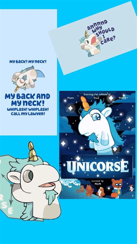 Bluey Unicorse Blueyfanart Blueyisthebestshow Blueyunicorse