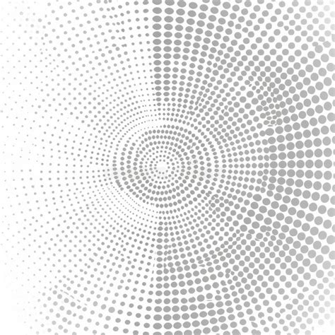 Abstract Background With Grey Dots Creating Concentric Circles Stock