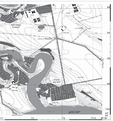 Практична робота 1 Визначення напрямків відстаней площ географічних та прямокутних координат