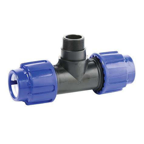 ПЕ Тройник с външна резба Hdpe