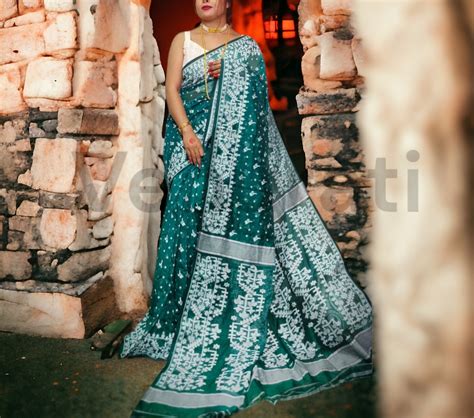 Cotton Soft Jamdani Saree Rich Texture And Work All Over Jamdani Work