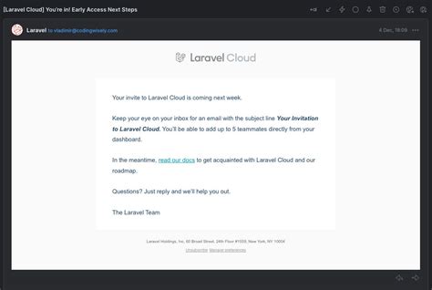 coding wisely on linkedin excited laravel cloud wohoo we will be on