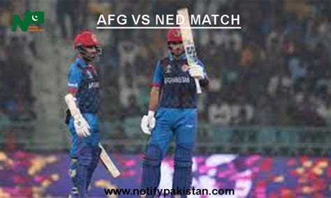 Afghanistan Beat Netherlands By 7 Wickets In ICC World Cup Match ICC