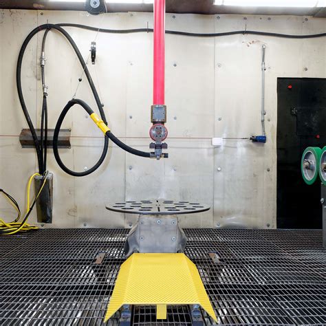 Flexible Large Capacity Robotic Shot Peen With Multiple Media Sizes