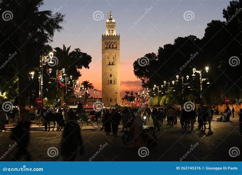 Marrakech La Ciudad Roja Imperial De Marruecos Foto De Archivo