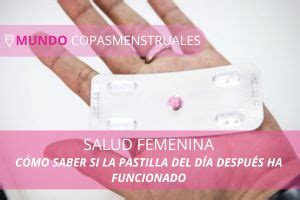 La Pastilla del Día Después Funcionó Descúbrelo Aquí