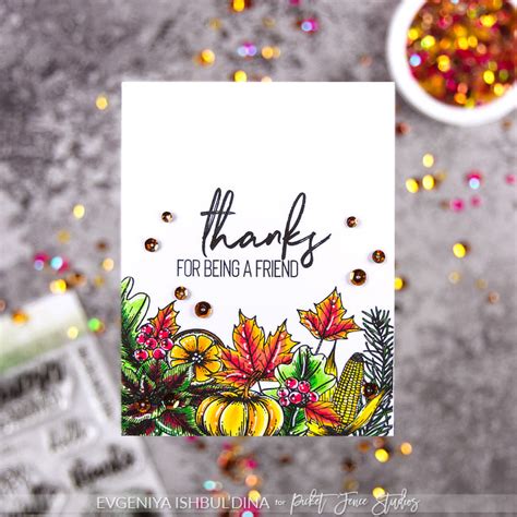 Picket Fence Studios Clear Photopolymer Stamps Autumn Has Arrived
