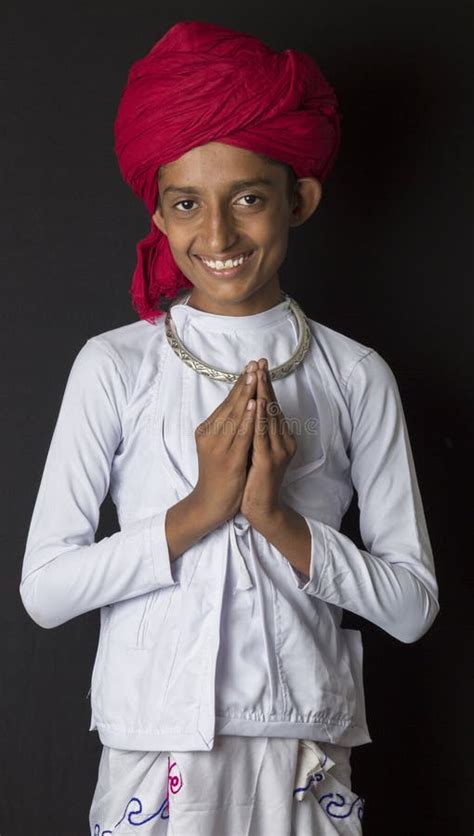 Rural Boy Stock Image Image Of Casual Landscape Hindu 105299611