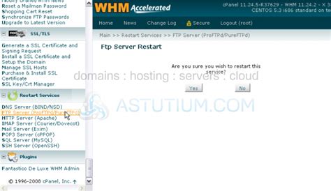 How To Restart A Service In Whm