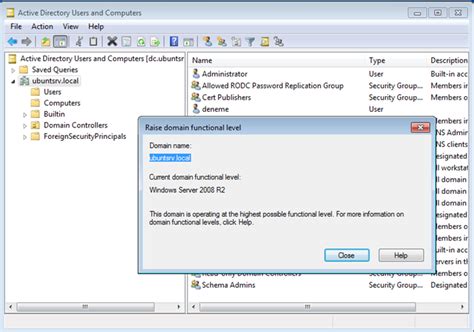 Samba Active Directory Domain Controller Çözümpark