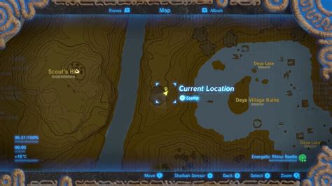 Breath Of The Wild All Memory Locations Gamepur
