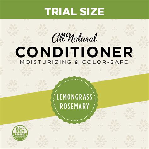 Lemongrass Rosemary Conditioner Trial Size Henna Color Lab® Henna