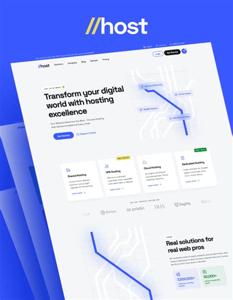 host website page template for webflow