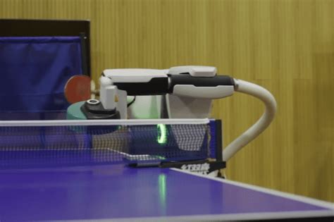 Ping Pong Robot Set To Hit The Court