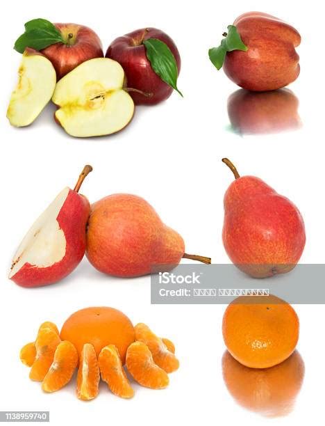 흰색 바탕에 잘 익은 육즙 과일의 많은 사과와 배와 만다린을 함께 0명에 대한 스톡 사진 및 기타 이미지 0명 감귤 감귤류 과일 Istock