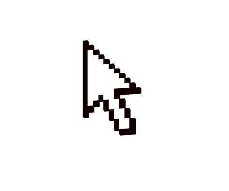 D Pixel Computer Mouse Cursor Free D Model Cgtrader