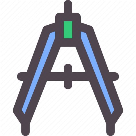 Compass Corner Round School Icon