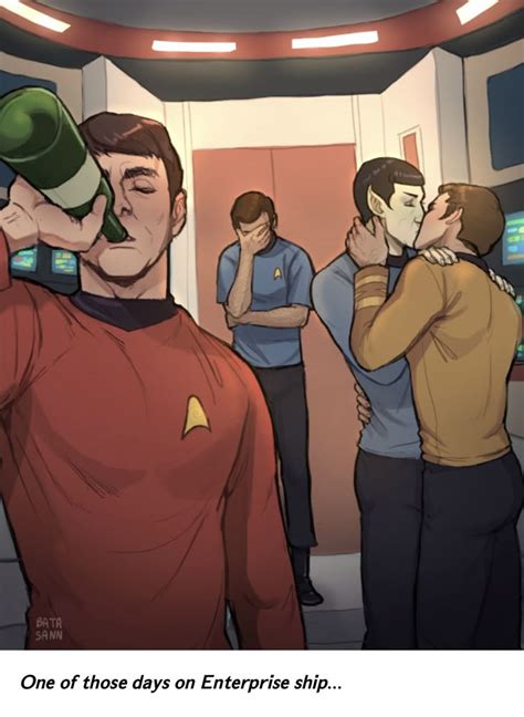 Pin On Star Trek 90 My Bae Mccoy And Spirk In 2024 Star Trek Funny