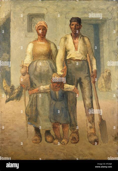 La Familia Campesina 1871 72 Artista Jean Francois Millet