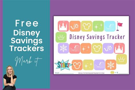 Free Disney Vacation Savings Chart Trackers How To Save Wealthy Woman Finance