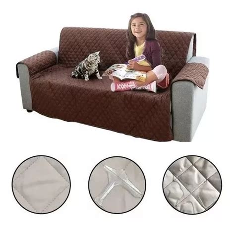 Cobertor Sillón Sofá Cuerpos Reversible Protector Cuotas sin interés